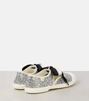 Valentino Garavani Bay Bay Glitter Sneakers
