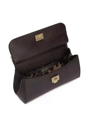 Dolce & Gabbana Medium Sicily Handbag In Dauphine Calfskin - Red