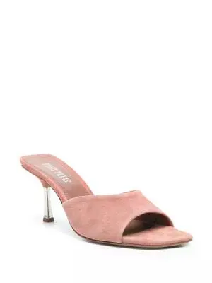 Paris Texas 70mm Leather Mules