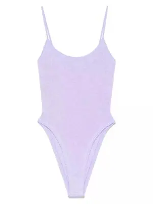 Hunza G Ruched Swimsuit - Purple