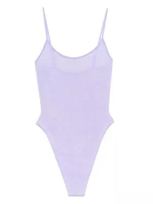 Hunza G Ruched Swimsuit - Purple