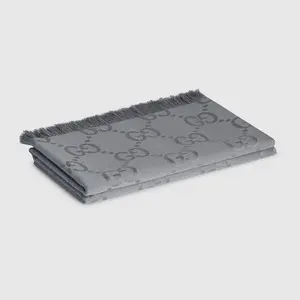 Gucci Gg Wool Silk Jacquard Blanket