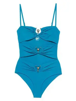 Christopher Esber Orbit One-Piece Swimsuit Blue