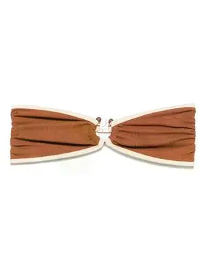 Johanna Ortiz Seawaters Bikini Top - Brown