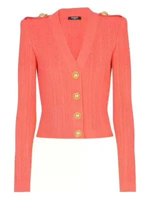 Balmain Plunge Cardigans For Women