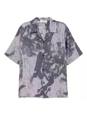 QASIMI Dust-print Resort Shirt