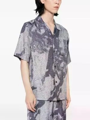QASIMI Dust-print Resort Shirt