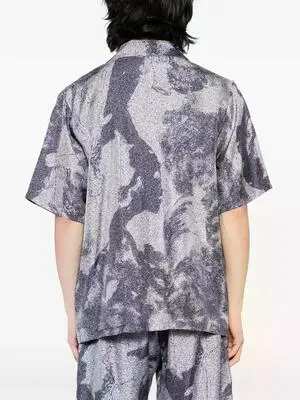 QASIMI Dust-print Resort Shirt
