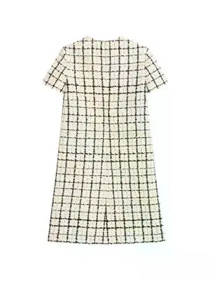 Valentino Garavani Tweed Mini Dress - Neutrals