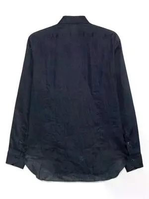 BARBA NAPOLI Linen Shirt - Blue
