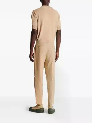 Balmain Pressed-crease Trousers - Neutrals