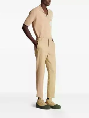 Balmain Pressed-crease Trousers - Neutrals