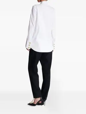 Balmain Ruffled Poplin Shirt