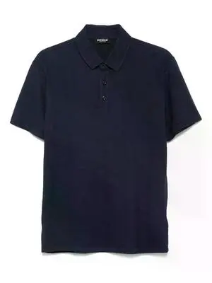 DONDUP Cotton Polo Shirt Blue