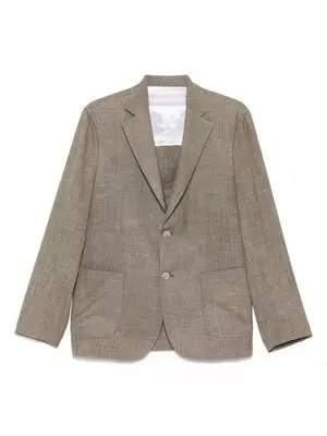 BARBA NAPOLI Single-breasted Blazer - Brown
