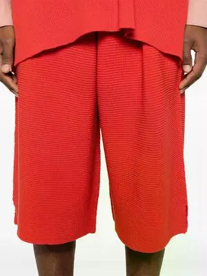 Issey Miyake Cotton Shorts - Red