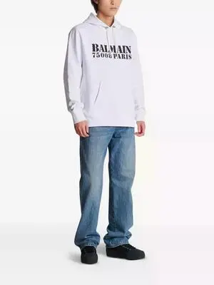 Balmain Logo-print Hoodie