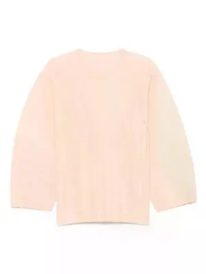 Issey Miyake Plissé-effect T-shirt - Orange