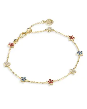 Kendra Scott Sierra Star Crystal Chain Bracelet