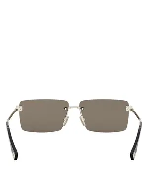 Fendi Sky Rectangle Sunglasses, 60mm