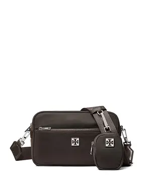 Tory Burch Virginia Shoulder Bag Dark Brown