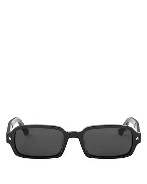 Dior Diorpacifics3i Rectangle Sunglasses - Black/smoke