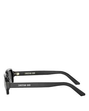 Dior Diorpacifics3i Rectangle Sunglasses - Black/smoke