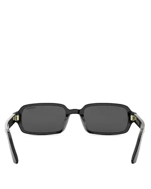 Dior Diorpacifics3i Rectangle Sunglasses - Black/smoke