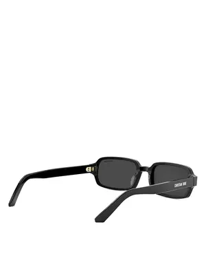 Dior Diorpacifics3i Rectangle Sunglasses - Black/smoke
