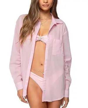Edikted Drop Shoulder Shirts For Women