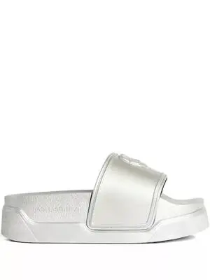Karl Lagerfeld Logo-embossed Slides