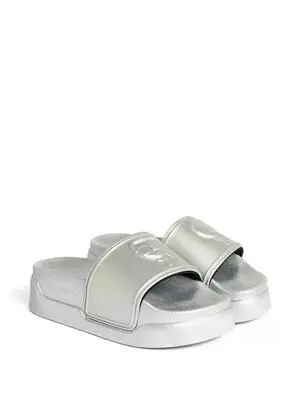 Karl Lagerfeld Logo-embossed Slides