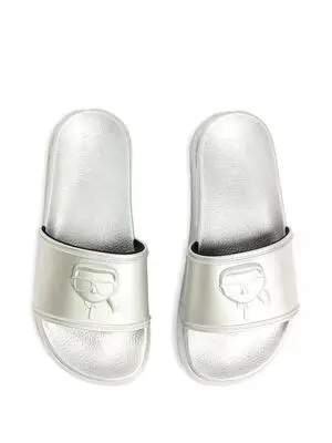Karl Lagerfeld Logo-embossed Slides