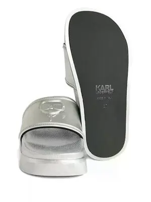 Karl Lagerfeld Logo-embossed Slides