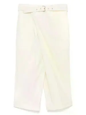 Comme Des Garçons Wide Leg Trousers - Neutrals