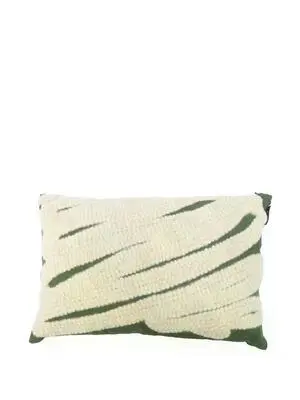 THE CONRAN SHOP Scribble Knotted Cushion - Green
