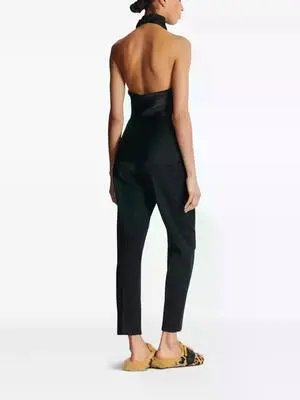 Balmain Halterneck Backless Top - Black
