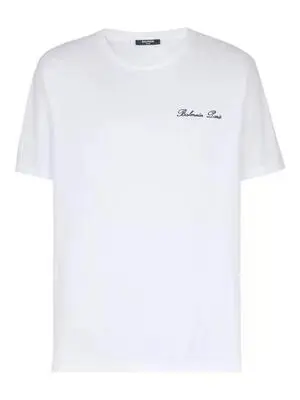 Balmain Embroidered Signature T-shirt - White