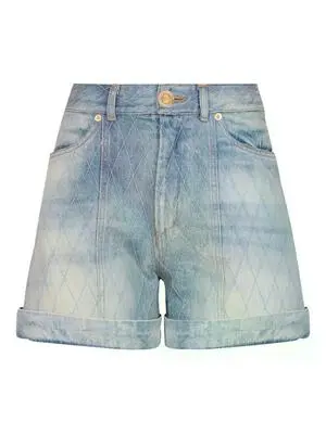 Balmain Light Wash Shorts For Women