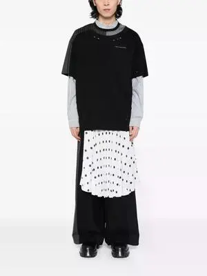 EGONLAB Printed Pleated Skirt