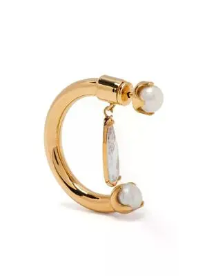ALAN CROCETTI Pearl And Crystal Single Earring