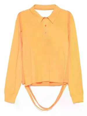 Eckhaus Latta Deconstructed Polo Shirt