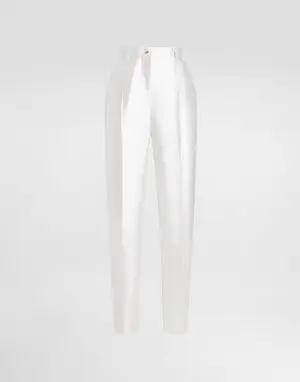 Dolce & Gabbana Silk Cigarette Trousers