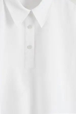 Cos Rounded Linen-cotton Shirt Dress