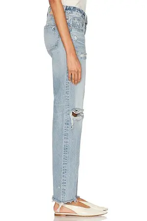 Moussy Vintage Odessa Straight-low Jeans