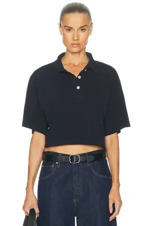 Women's Navy Polo Shirts