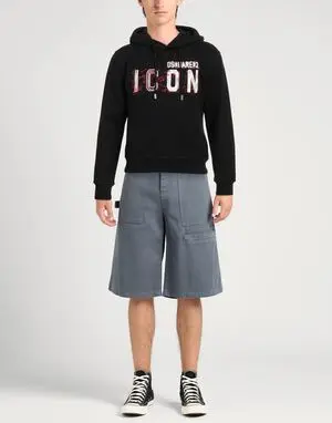 Dsquared2 Cotton Blend Hoodie - Black