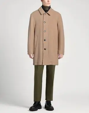 Peuterey Coat In Wool Blend - Beige