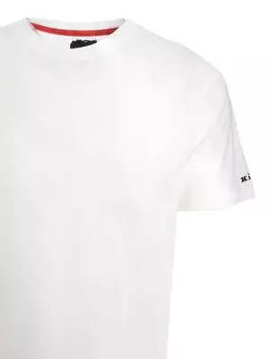 Kiton Logo-embroidered T-shirt