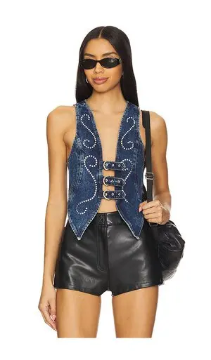 UNDERSTATED LEATHER Money Maker Top